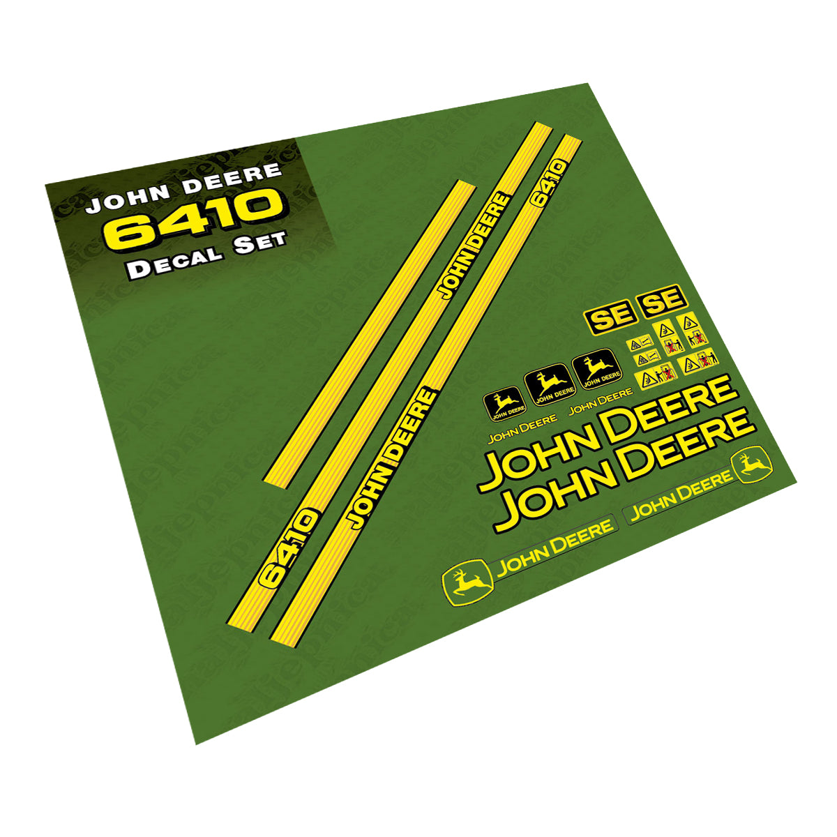 John Deere 6410 Tractor Decal (Sticker) Set – 4.11 Decals
