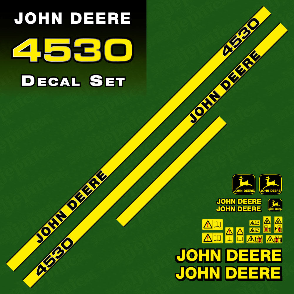 John Deere 4530 Tractor Decal (Sticker) Set – 4.11 Decals