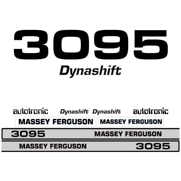 Massey Ferguson 3095 decal aufkleber adesivo sticker set