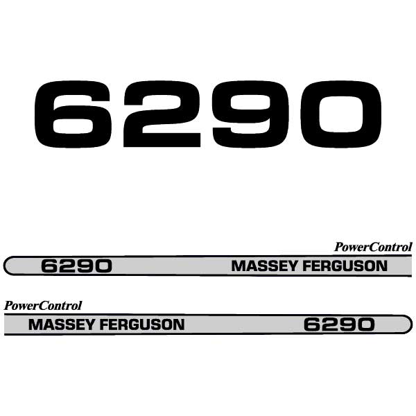Massey Ferguson 6290 decal aufkleber adesivo sticker set – 4.11 Decals