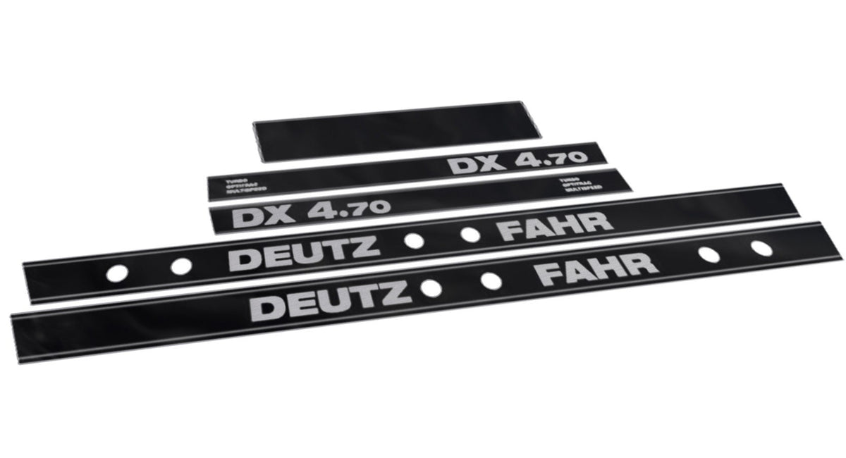 Deutz Fahr DX 4.70 Aftermarket Replacement Tractor Decal (Sticker) Set ...
