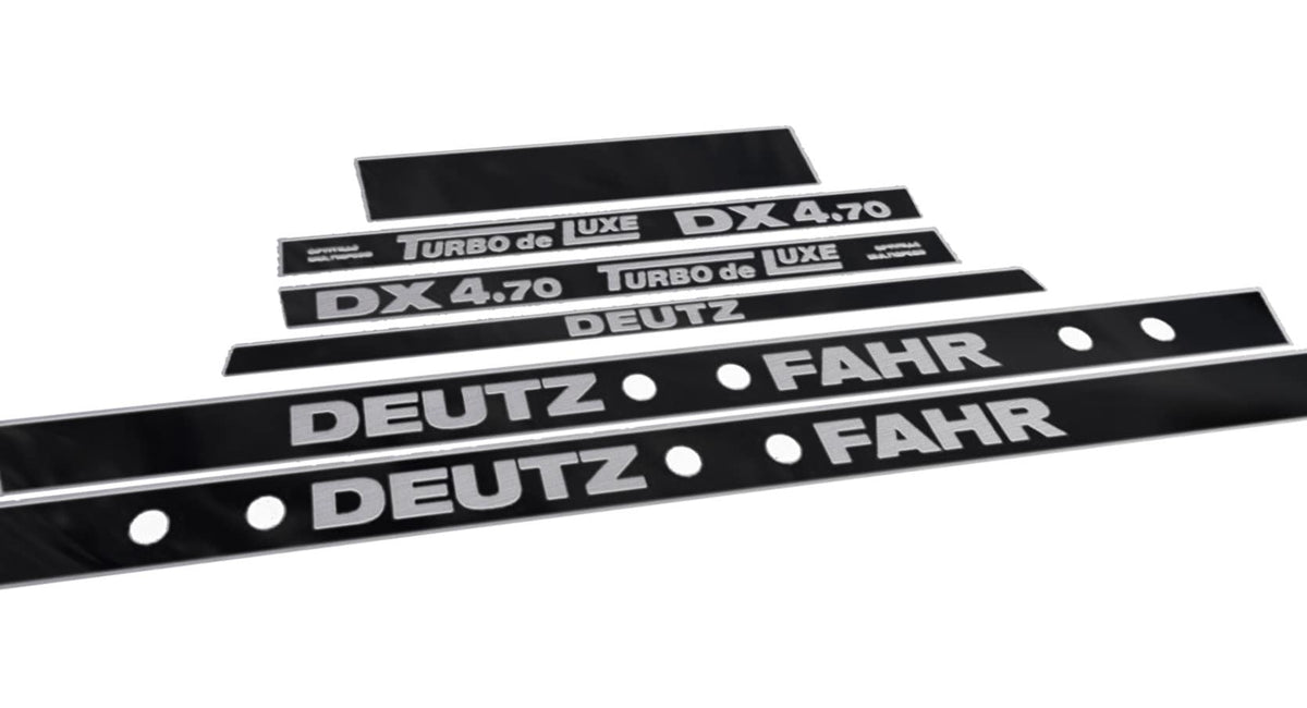 Deutz Fahr DX 4.70 Turbo DeLuxe Aftermarket Replacement Tractor Decal ...
