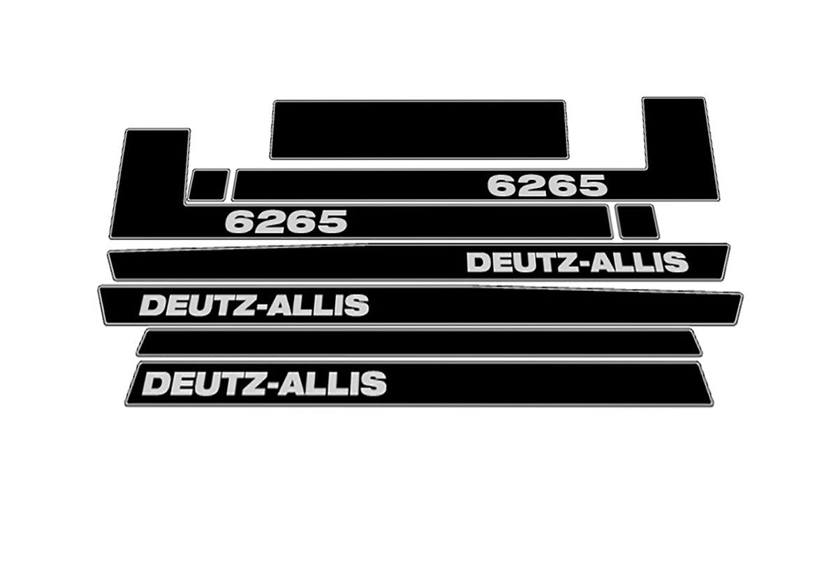 Deutz Allis 6265 Aftermarket Replacement Tractor Decal (Sticker) Set ...