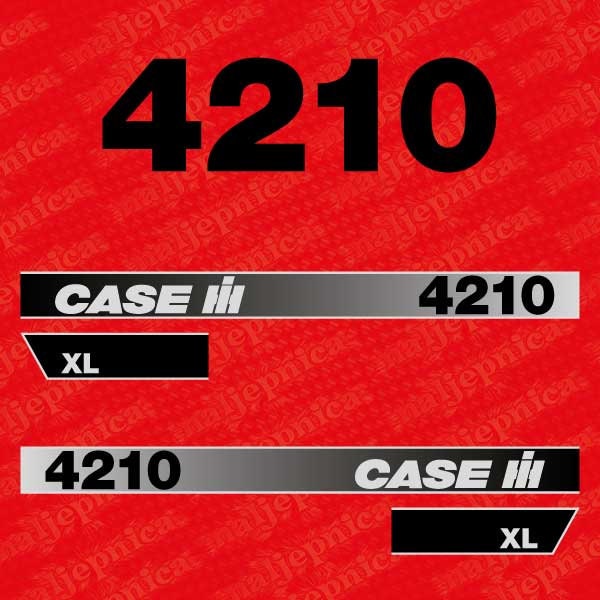 Case 4210 XL Aftermarket Replacement Tractor Decal (Sticker) Set – 4.11 ...