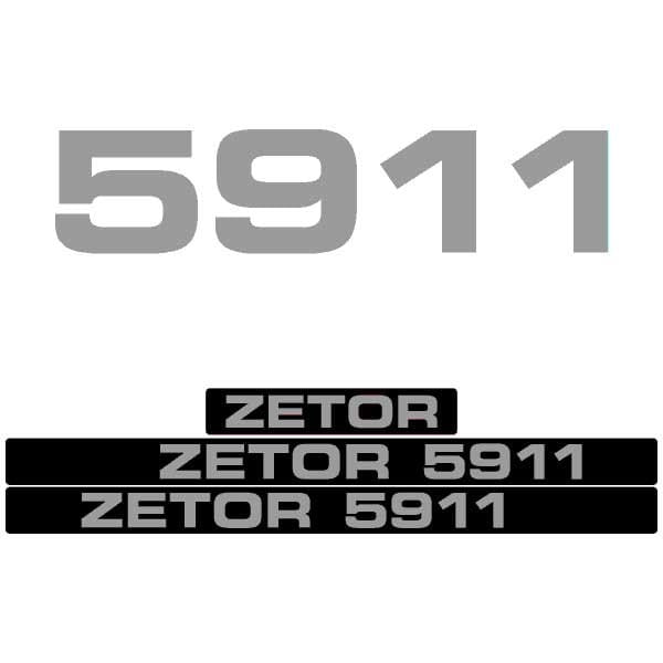 Zetor 5911 Aftermarket Tractor Decal / Aufkleber / Adesivo / Sticker S ...